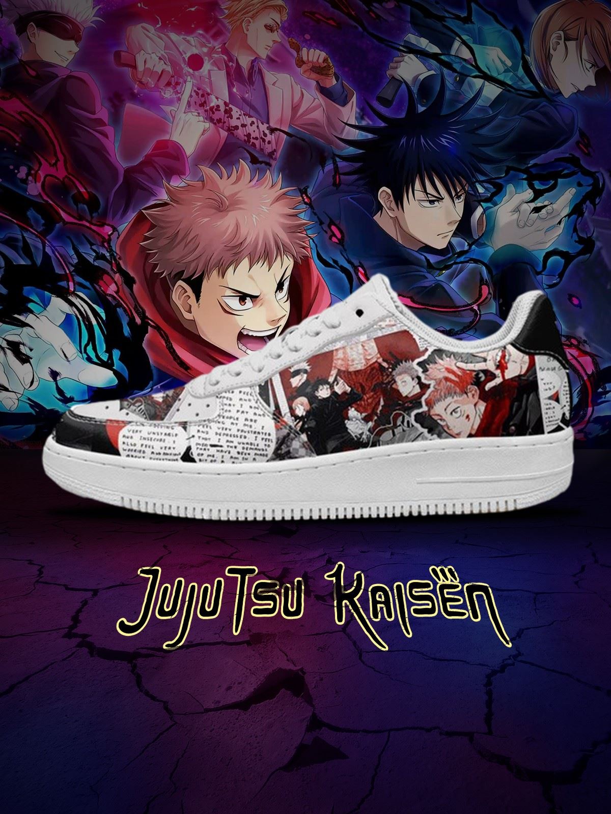 JJK Series No.1 Custom Sneakers – Moe Kyo