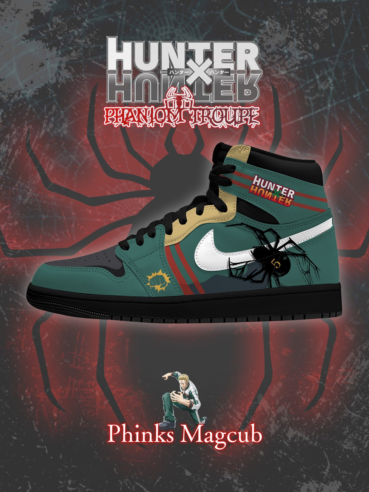 Phinks Magcub V.1 Custom High-Top Sneakers – MoeKyo | Anime Merch Store