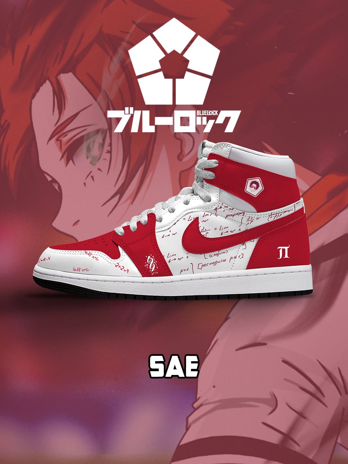 Sae Itoshi No.1 Custom High-Top Sneakers – MoeKyo | Anime Merch Store