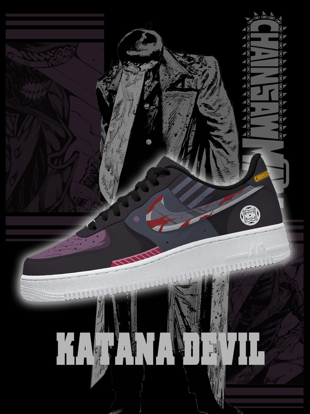 Katana Devil V.1 Custom Sneakers – MoeKyo | Anime Merch Store